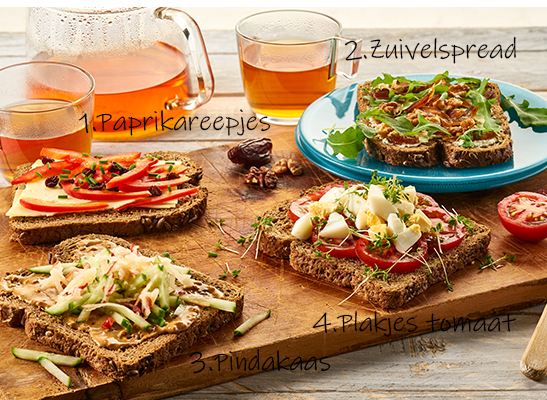 Broodbeleg voor tussendoor | Voedingscentrum